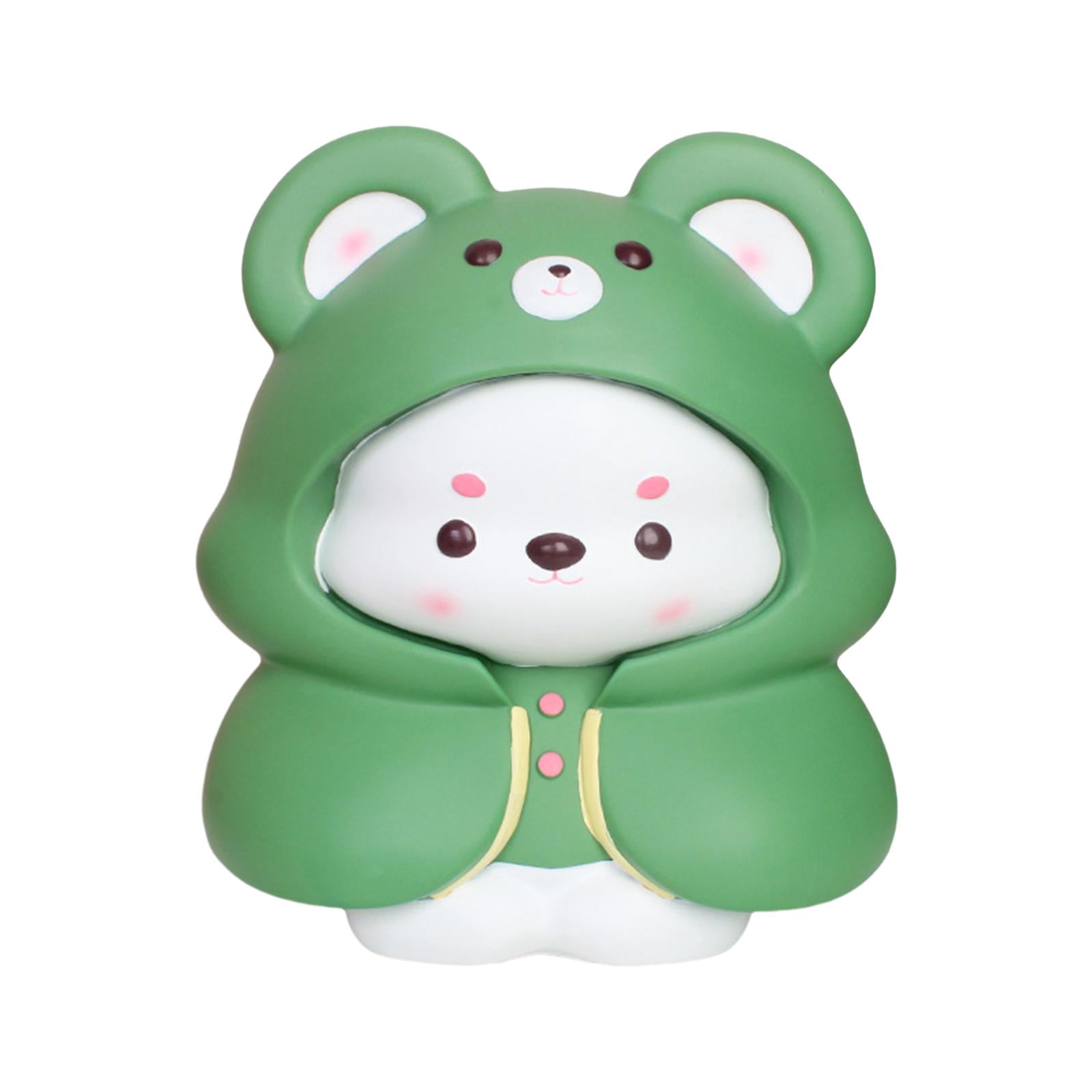 flameer Cute Bear Figurine Lovely Delicate Desktop Crafts Souvenir ...