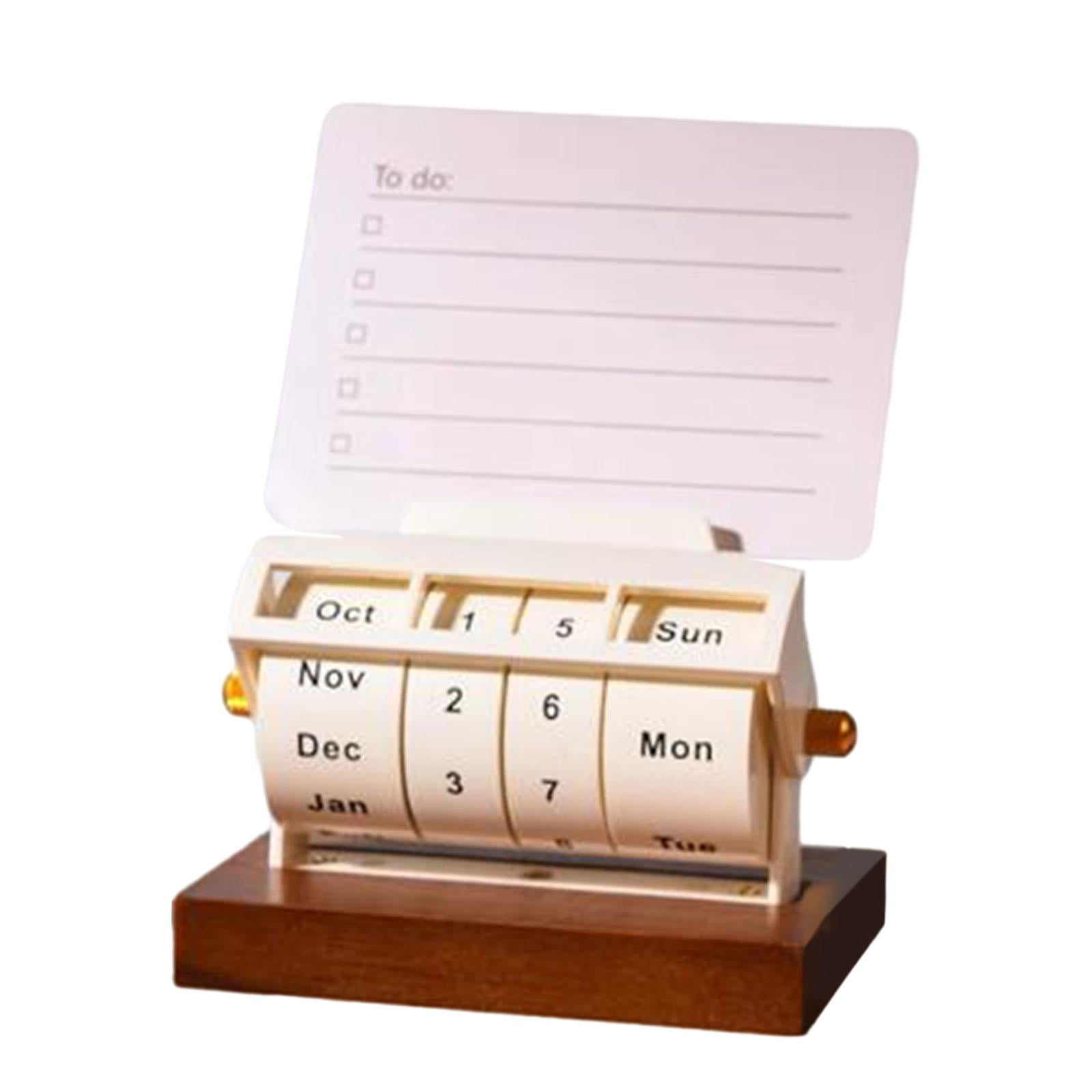 flameer Desk Calendar Photography Props Home Decoration Portable ...