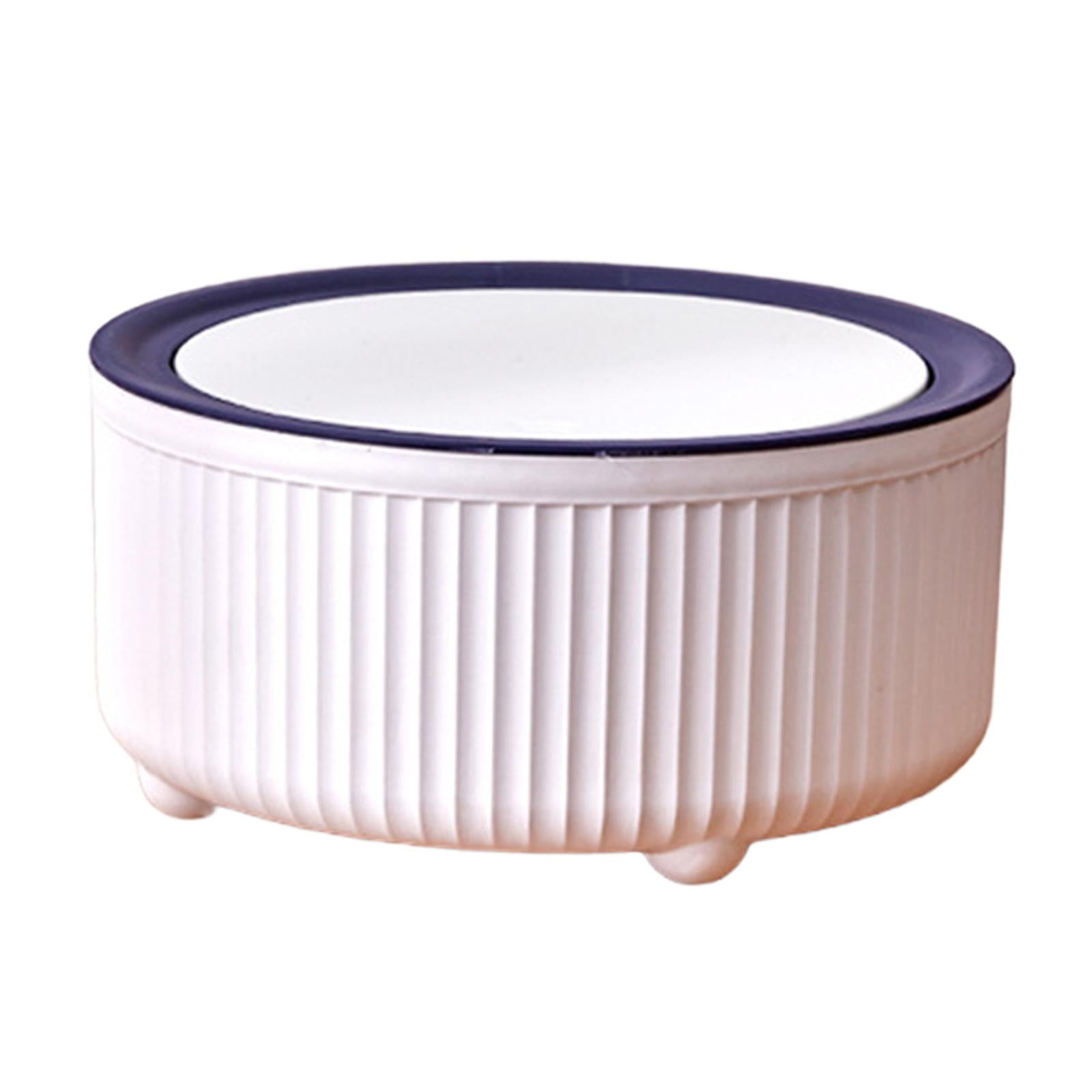 flameer Desktop Trash Can Garbage Storage Bucket Waste Basket Waste Bin ...