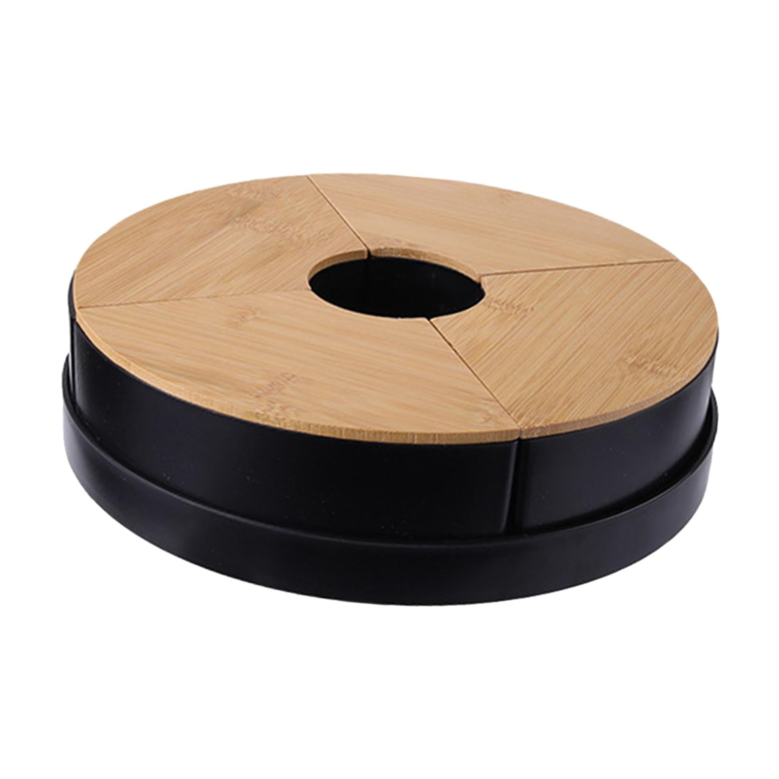 flameer Divided Serving Tray with Lid with Compartment Portable Candy ...