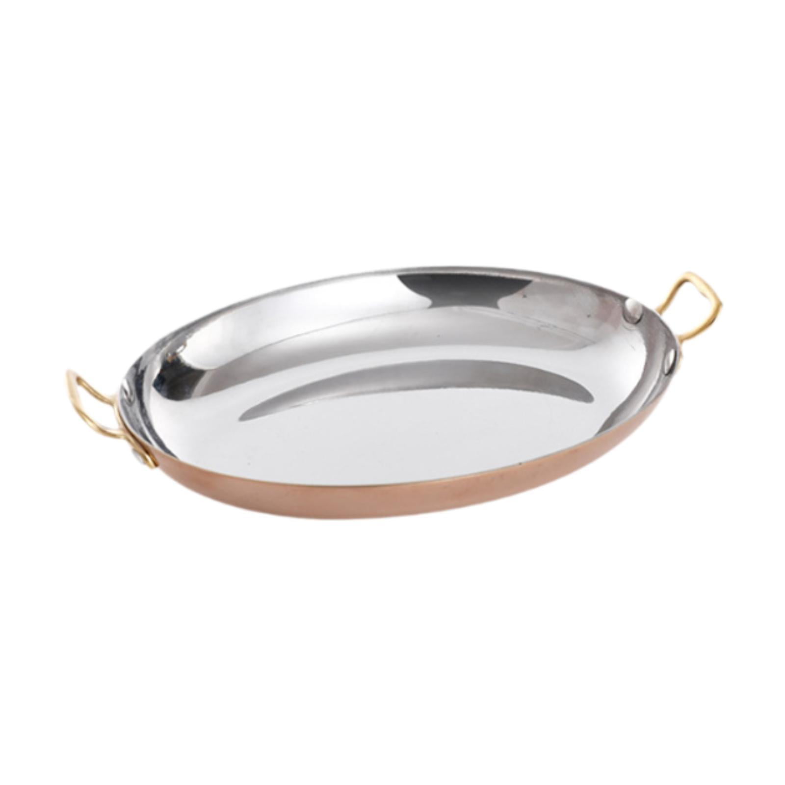 flameer Double Handle Oval Plate Comfortable Grip Ramen Pot for Noodle ...