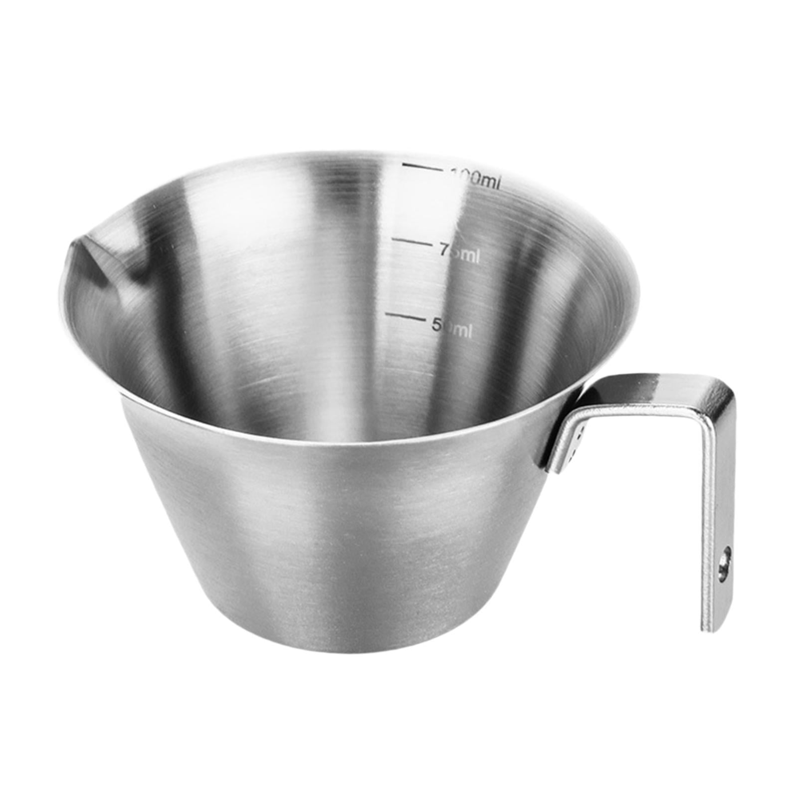 flameer Espresso Pouring Cup Coffee Bean Weighing Tool Restaurant 100ml ...