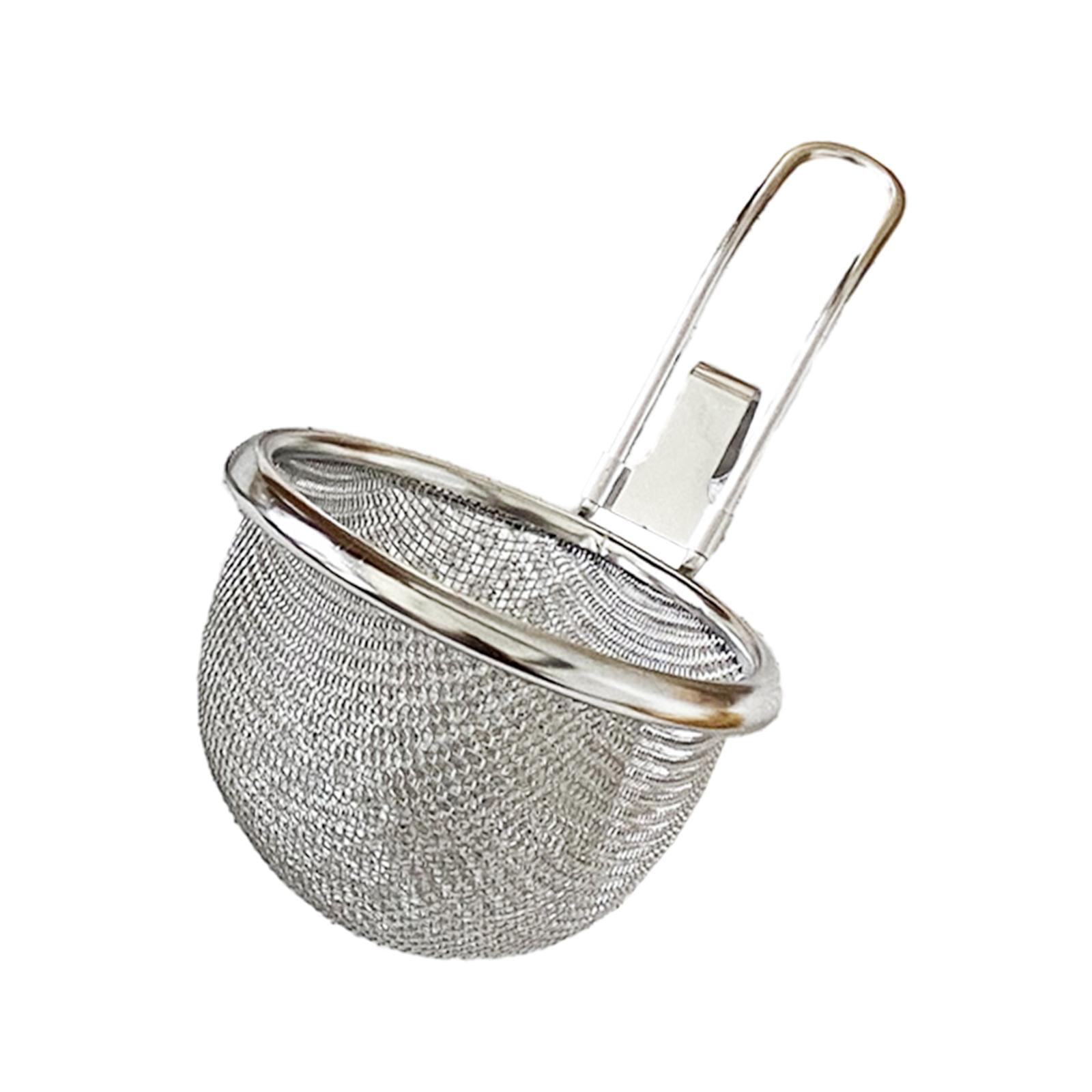 flameer Fine Wire Mesh Food Strainer Spaghetti Strainer Spoon ...
