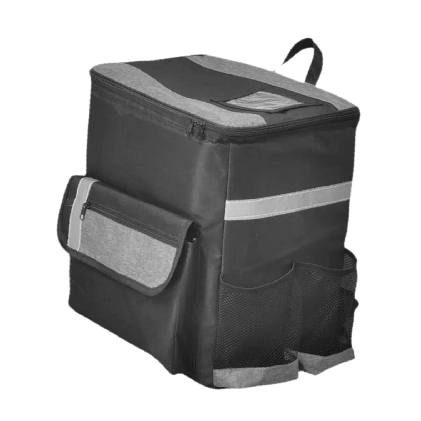 flameer Food Delivery Backpack with Handle and Drink Cup Holders ...