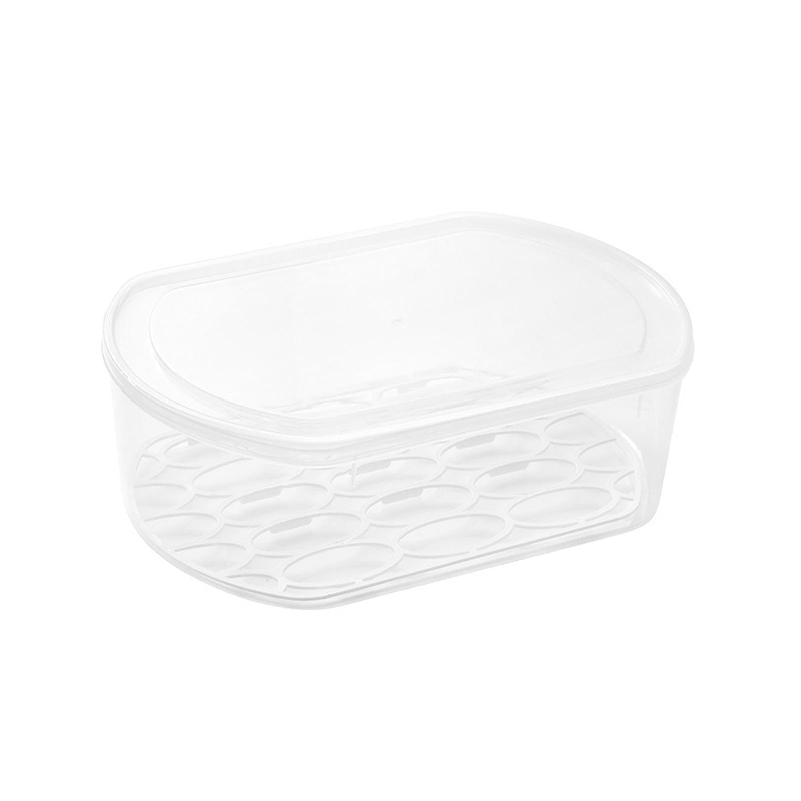 flameer Fresh Food Storage Box Fridge Food Storage Container for Bread ...