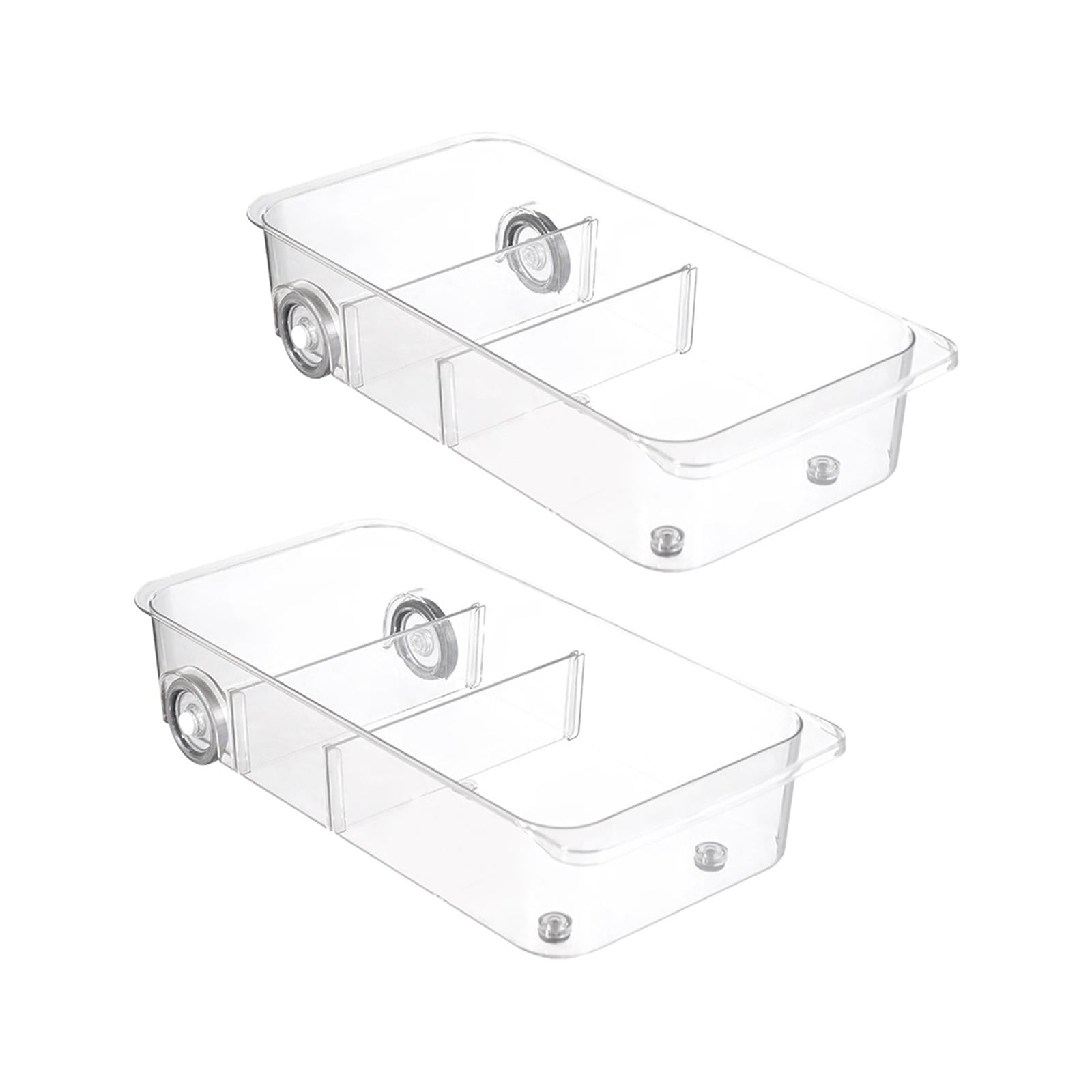 flameer Fridge Drawers Food Containers with Stackable Cabinet Freezer ...