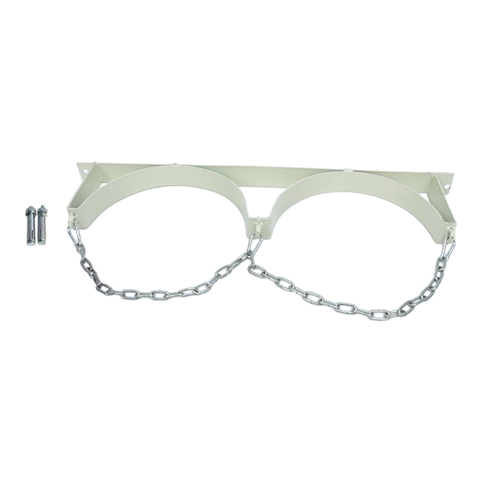 flameer Gas Cylinder Bracket Anti Dumping Portable Holder Metal with ...