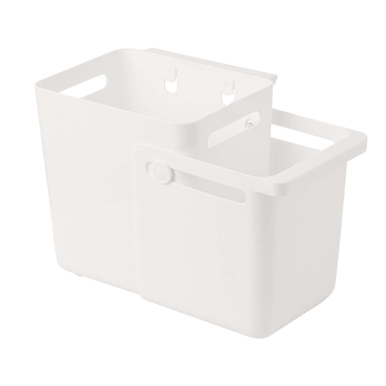 flameer Hanging Kitchen Trash Can Extendable Food Waste Bin Modern ...