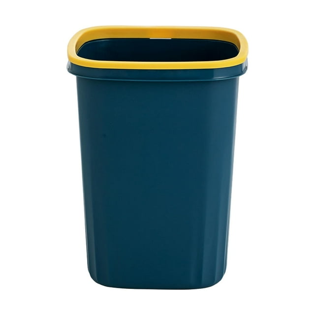 flameer Household Wastebasket Rubbish Bin without Lid Trash Can Open ...