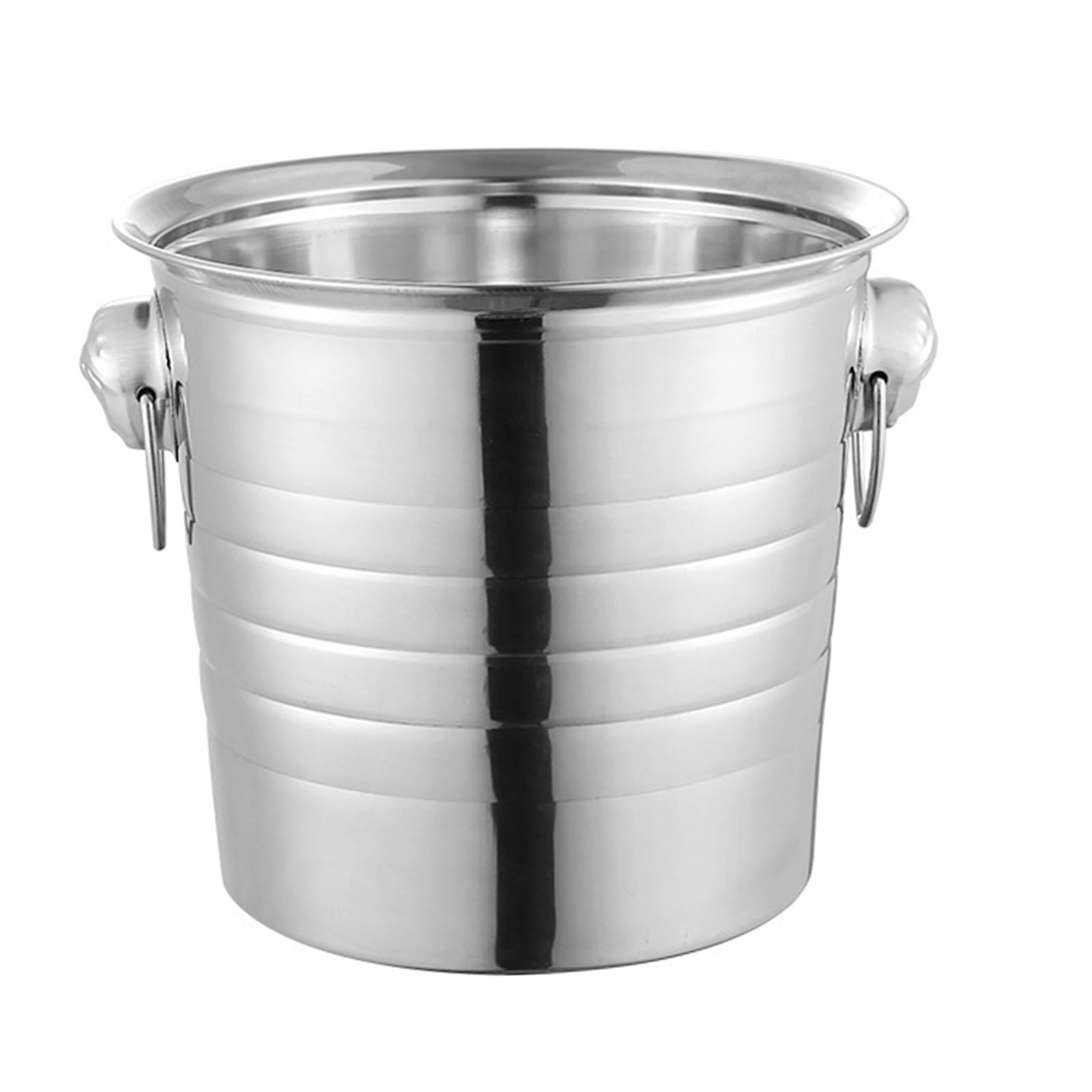 flameer Ice Bucket Ice with Clamp Portable Cooling Tool for BBQ Night ...