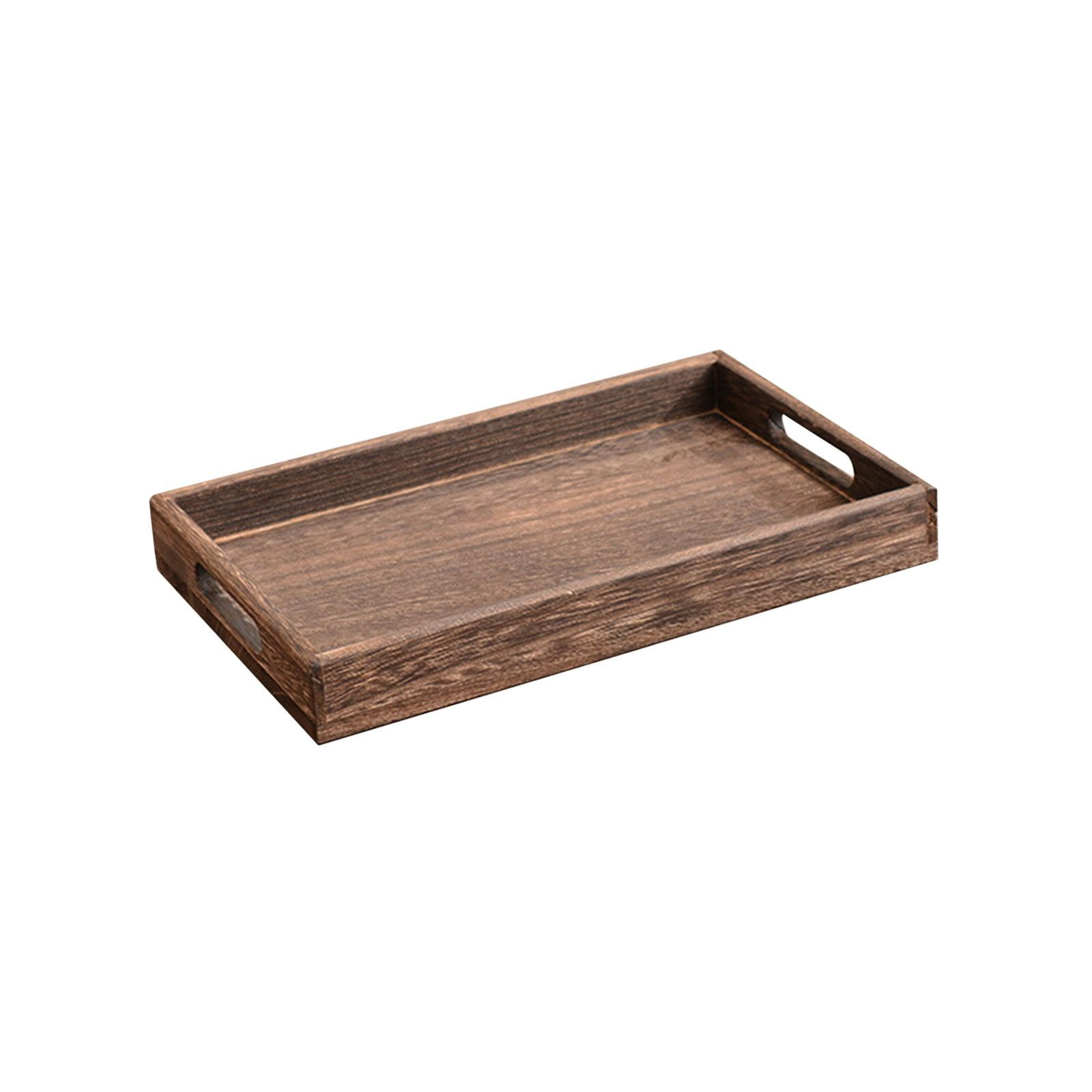 flameer Kitchen Serving Plate Farmhouse Decorative Tray Home Storage ...