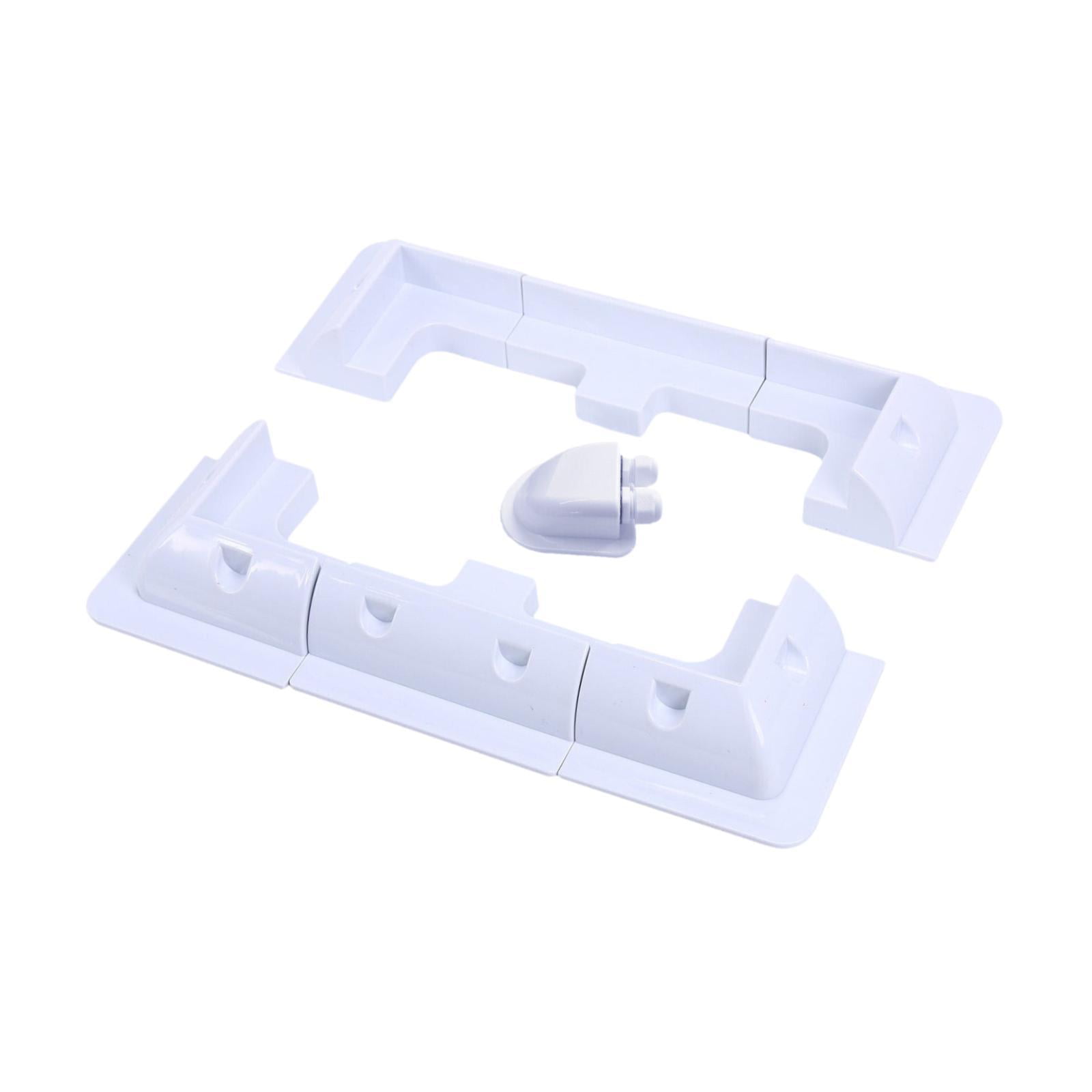 flameer Mounting Brackets Kit Corner Bracket Kit for Boats Cara White ...