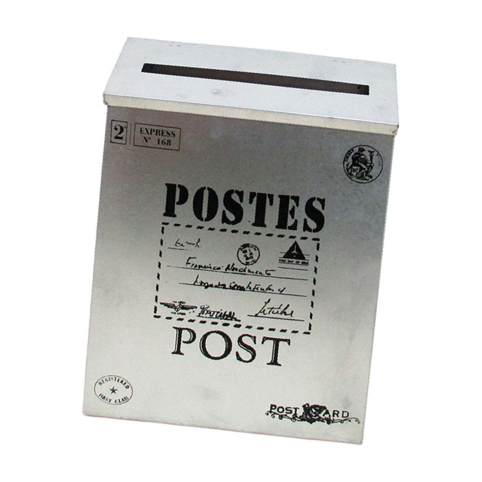 flameer Newspaper Holder Box Letter Box Wall Mounted Mailbox for Gate ...