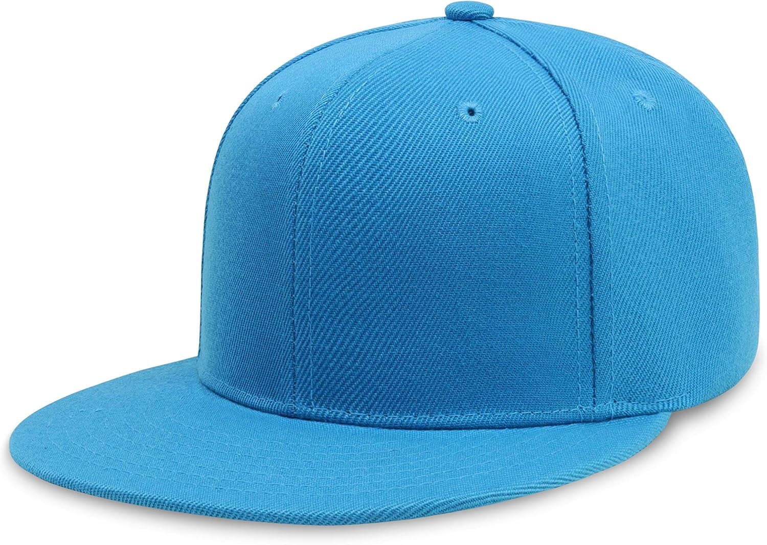 flat bill visor classic snapback hat blank adjustable brim high top end ...