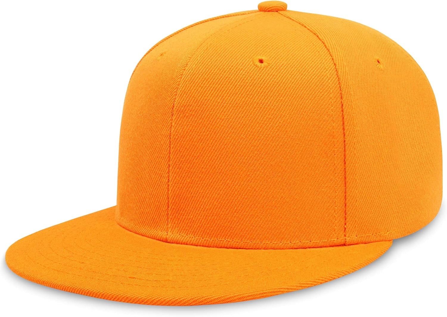 flat bill visor classic snapback hat blank adjustable brim high top end ...