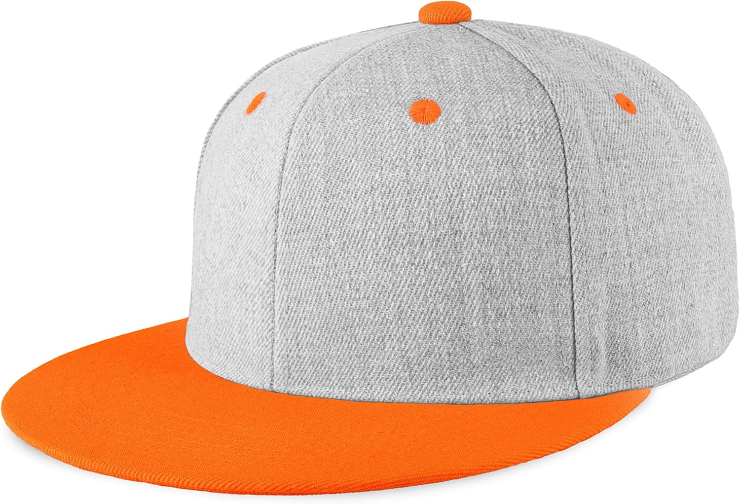 flat bill visor classic snapback hat blank adjustable brim high top end ...