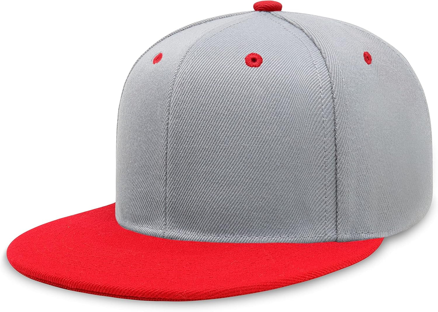 flat bill visor classic snapback hat blank adjustable brim high top end ...