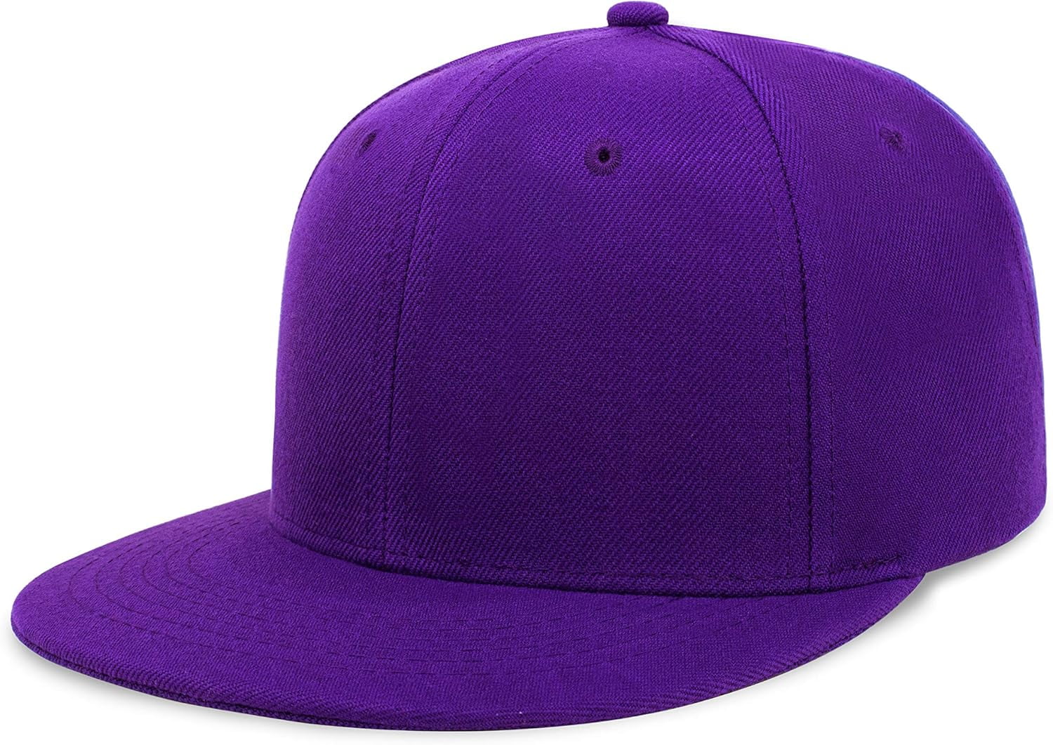 flat bill visor classic snapback hat blank adjustable brim high top end ...