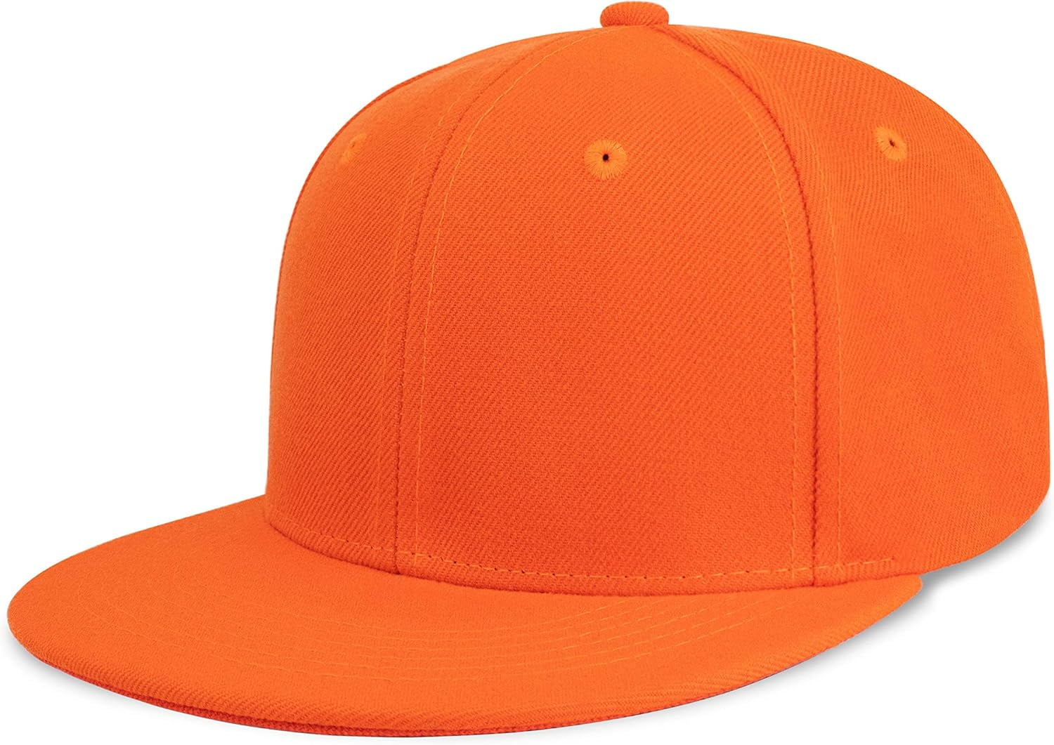 flat bill visor classic snapback hat blank adjustable brim high top end ...