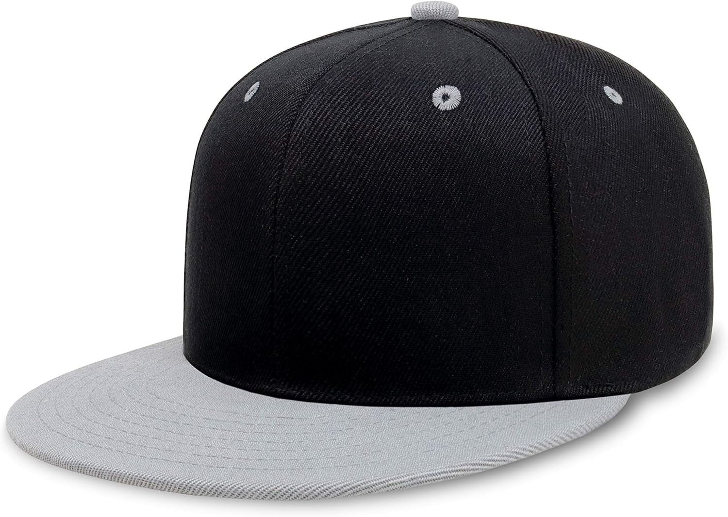 flat bill visor classic snapback hat blank adjustable brim high top end ...