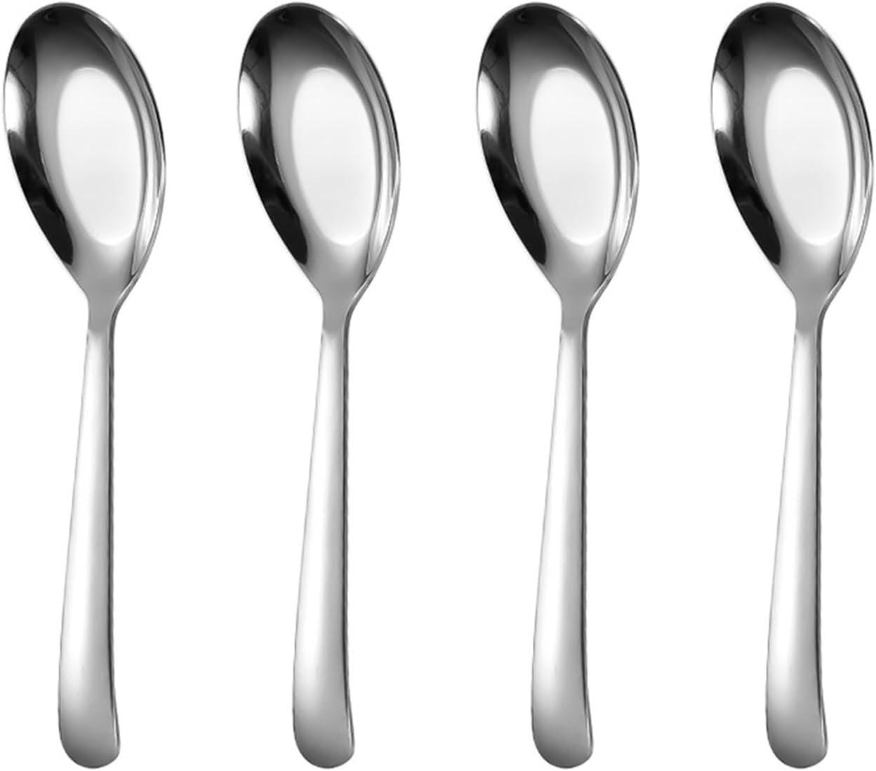 flat head spoons, korean style flat sugar spoon,thick heavy stainless ...