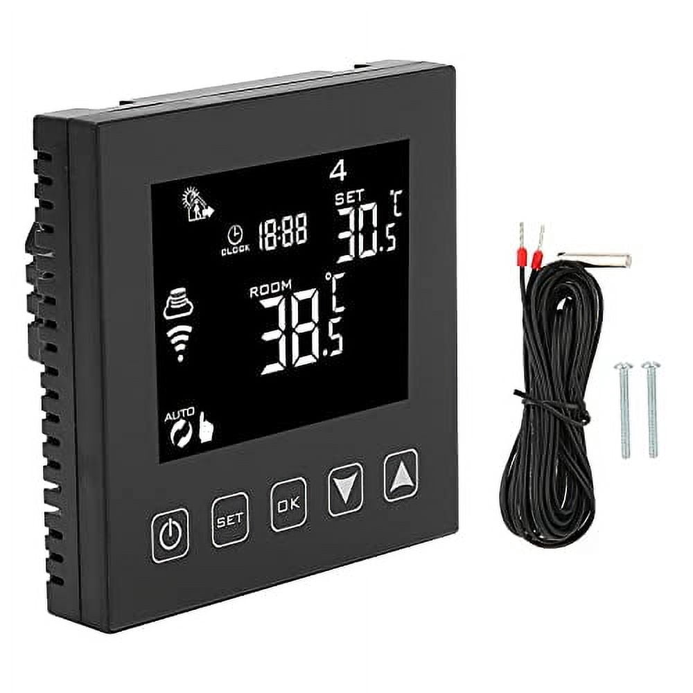 flexman 16A Smart Temperature Controller, 0~40℃ Multifunctional LCD ...