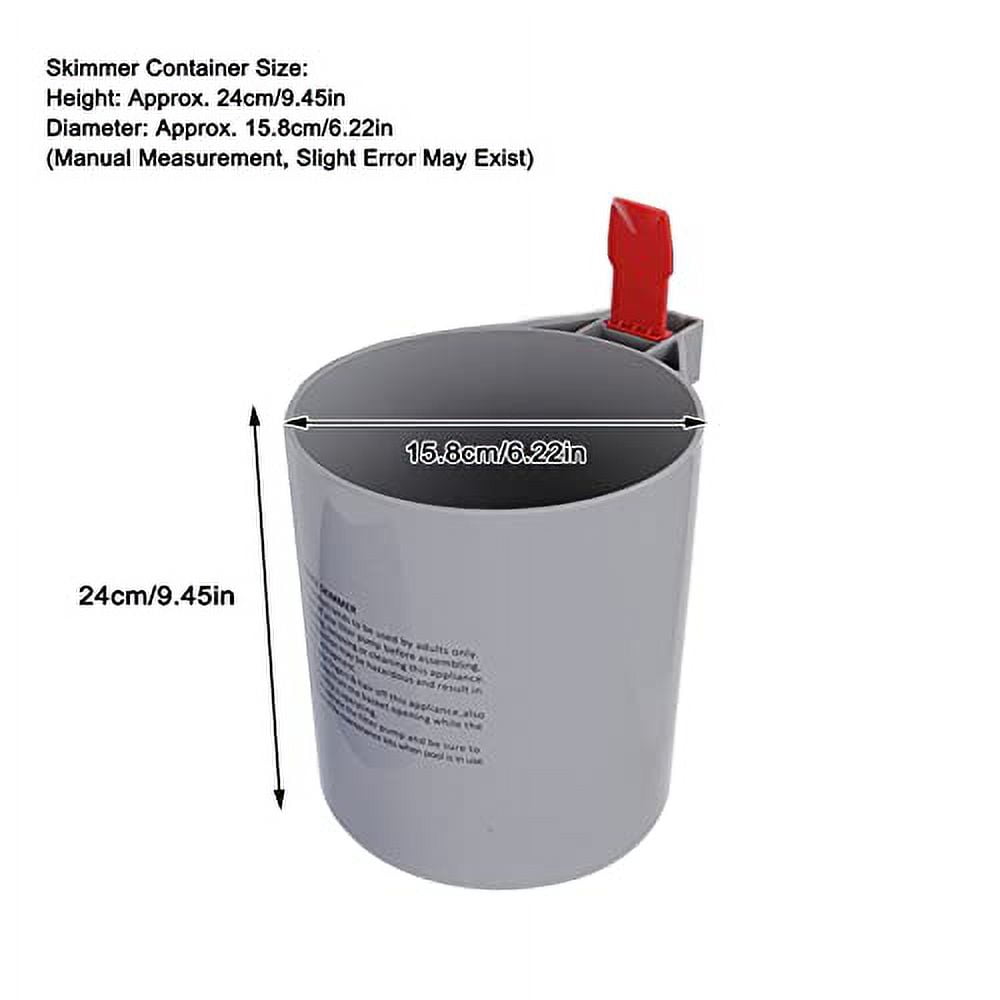 flexman Ground Pool Surface Skimmer, Wall Mounted Automatic Cleaner ...