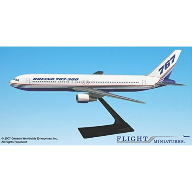 flight miniatures boeing 767-300 house colors 1981 demo livery 1:200 ...