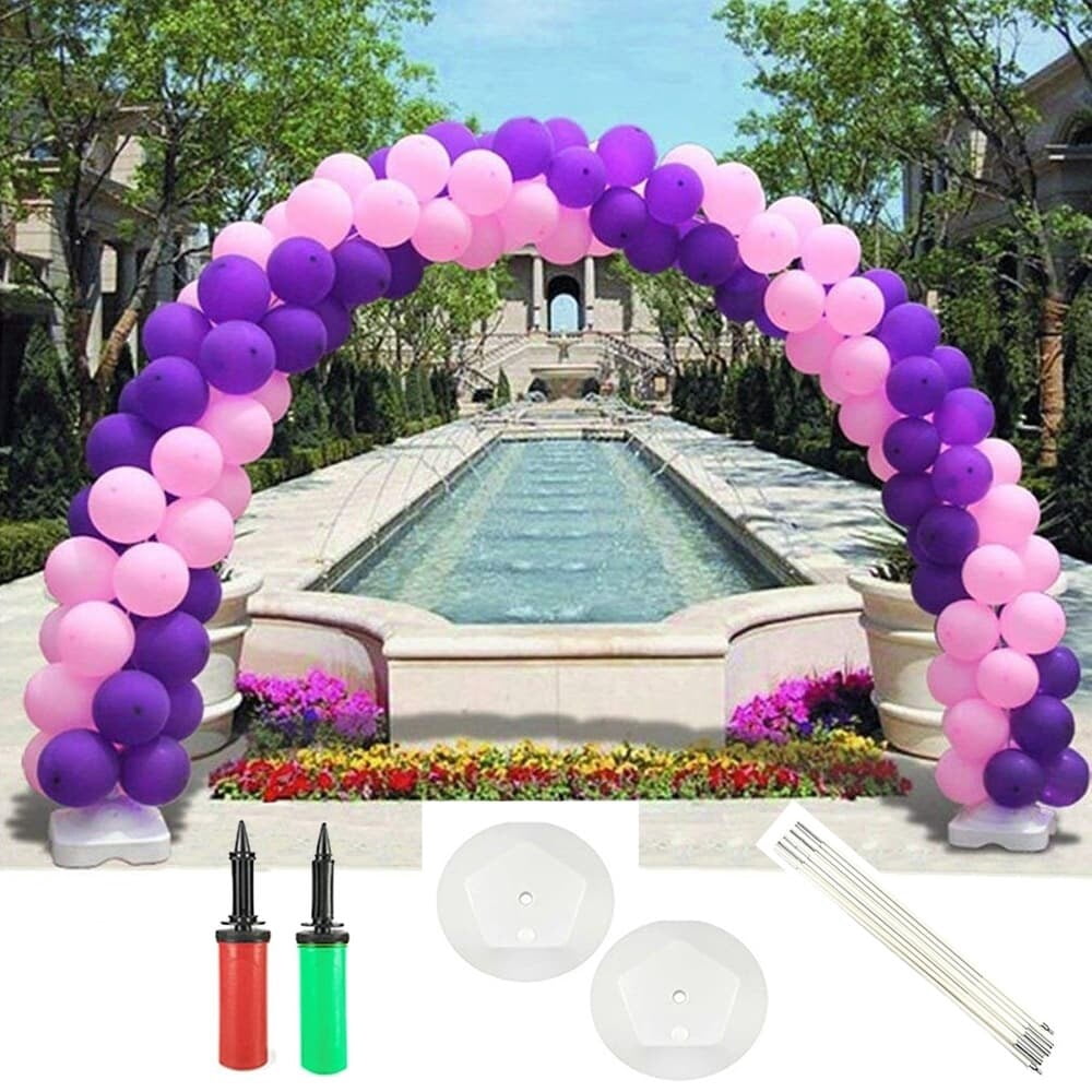 fliptradeinc Balloon Arch Column Stand Frame Kit for Birthday Wedding ...