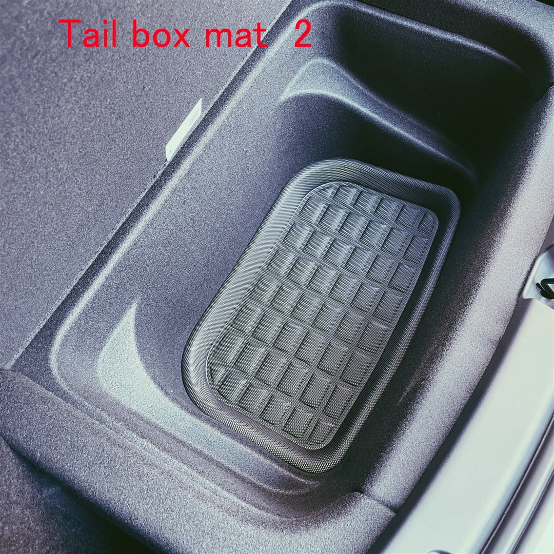 floor mat For Tesla Model Y trunk mat foot pad TPE XPE rubber mats ...
