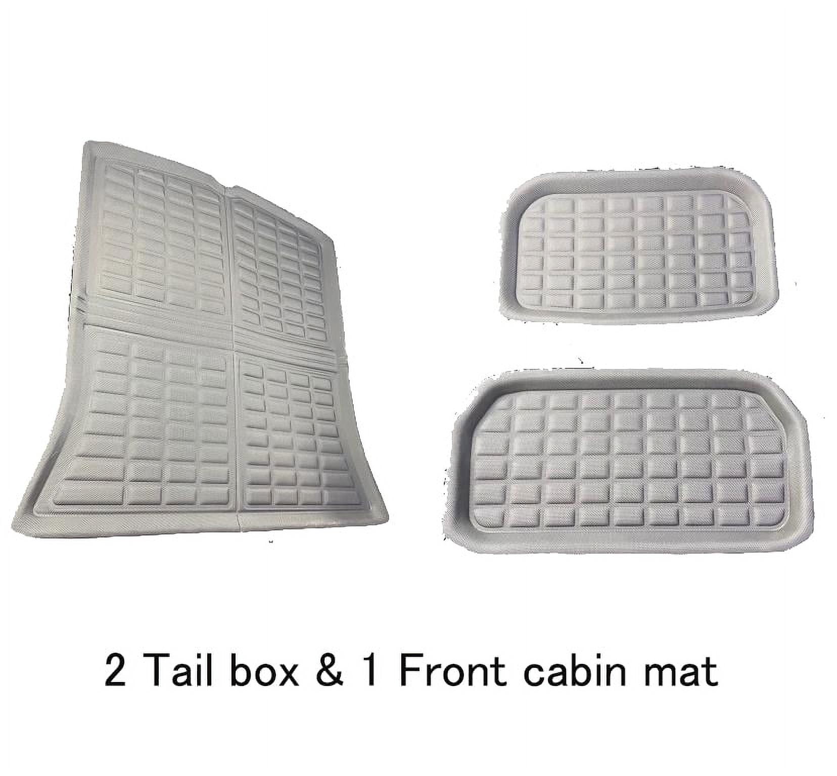 floor mat For Tesla Model Y trunk mat foot pad TPE XPE rubber mats ...