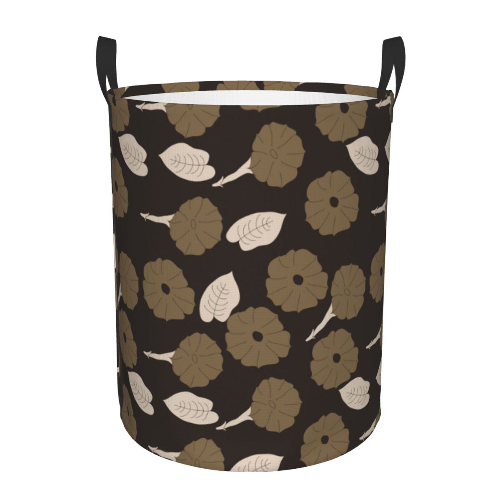 floral doodles print Laundry Basket, Laundry Hamper Waterproof Laundry ...