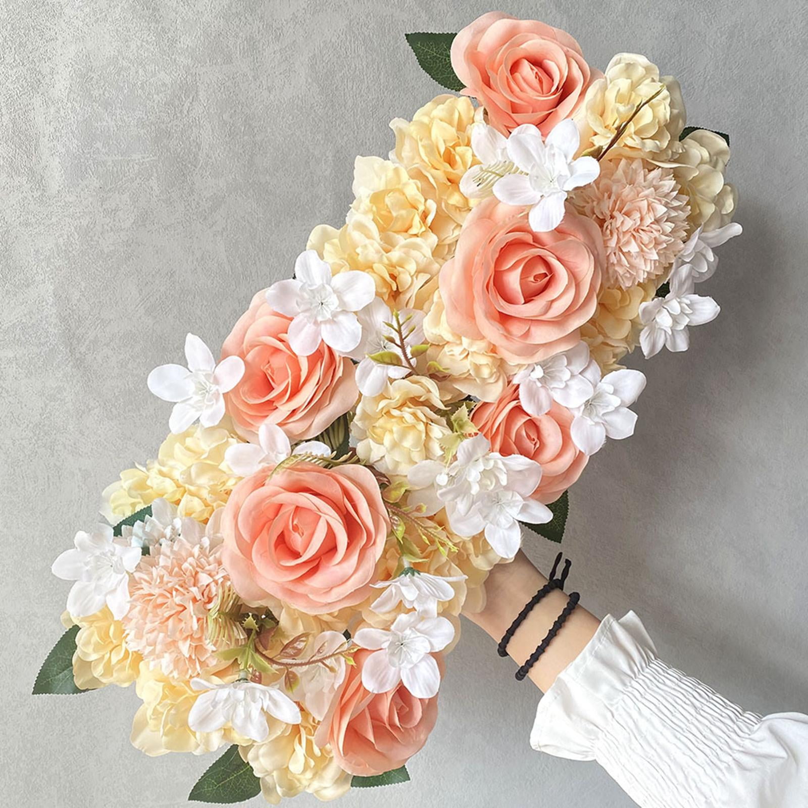 flower panel Panels Floral Backdrop Wedding Arch Flowers Artificial ...