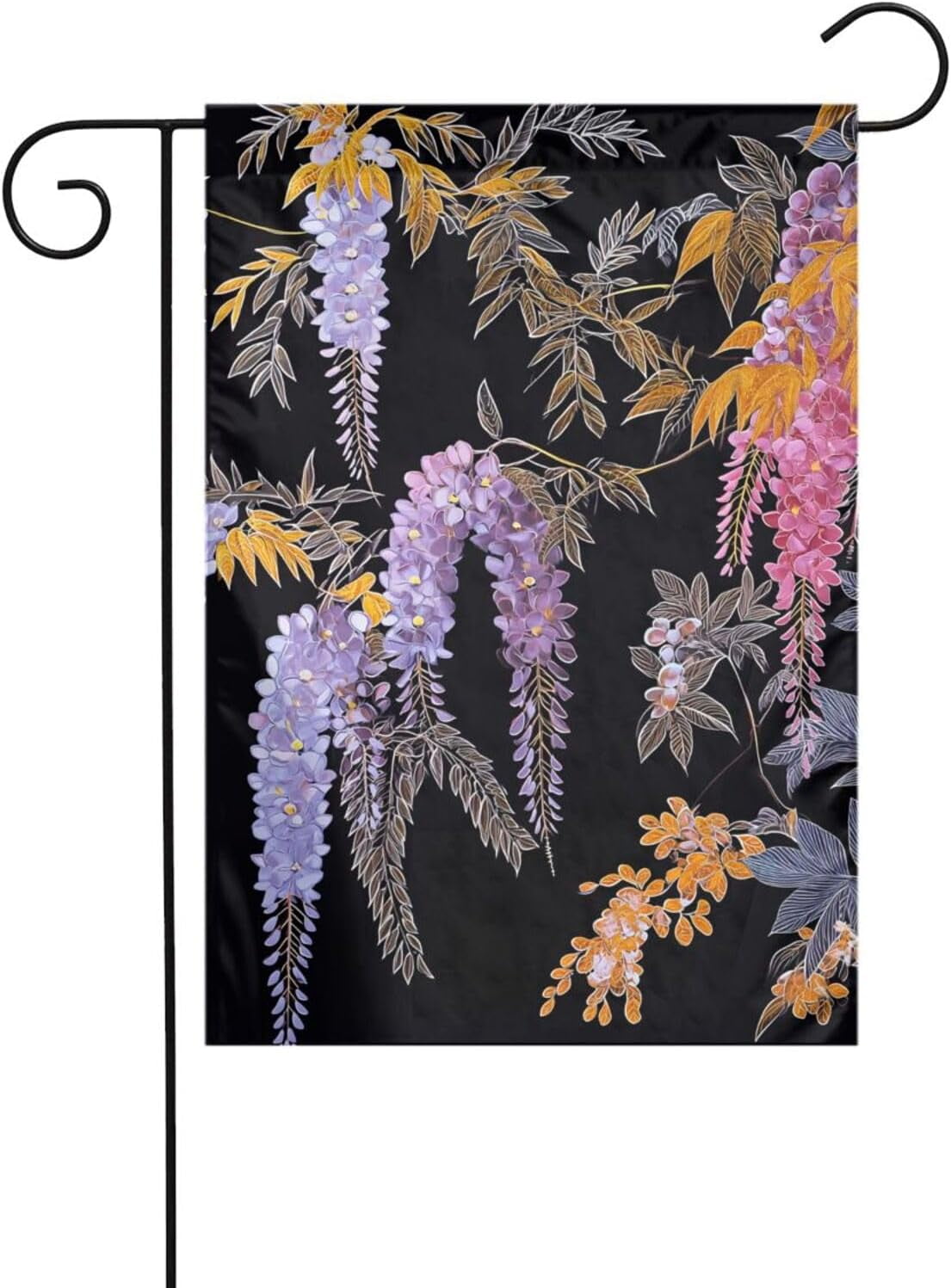 flowering wisteria Garden Flags Double Sided,Garden Flags for All ...