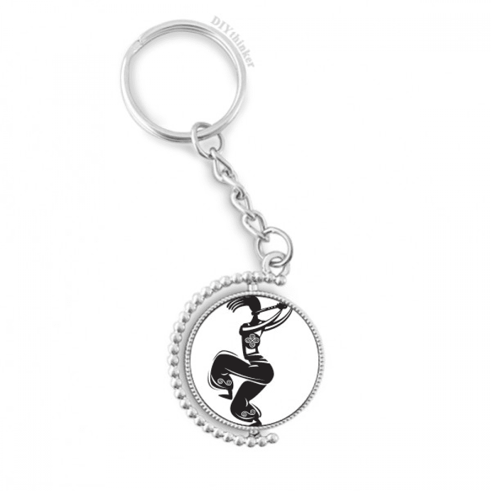 flute celebrate outline mexico dance mexican rotatable keyholder disc ...