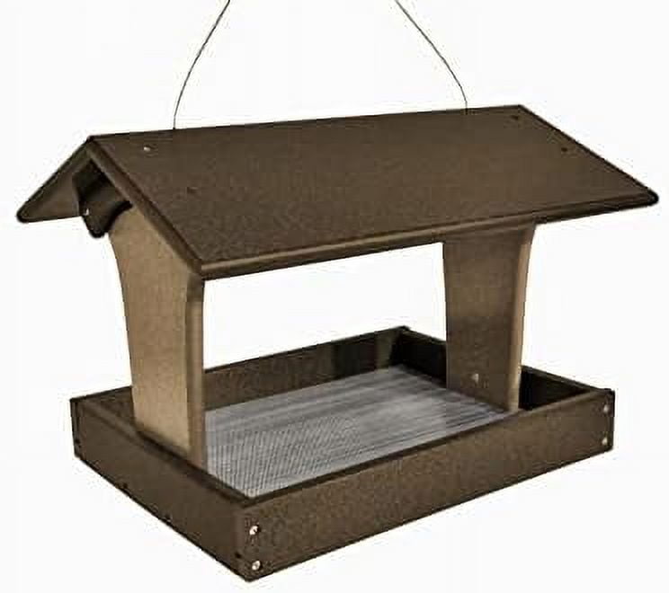 fly by plastic feeder with covered roof for wild s - durable, all ...