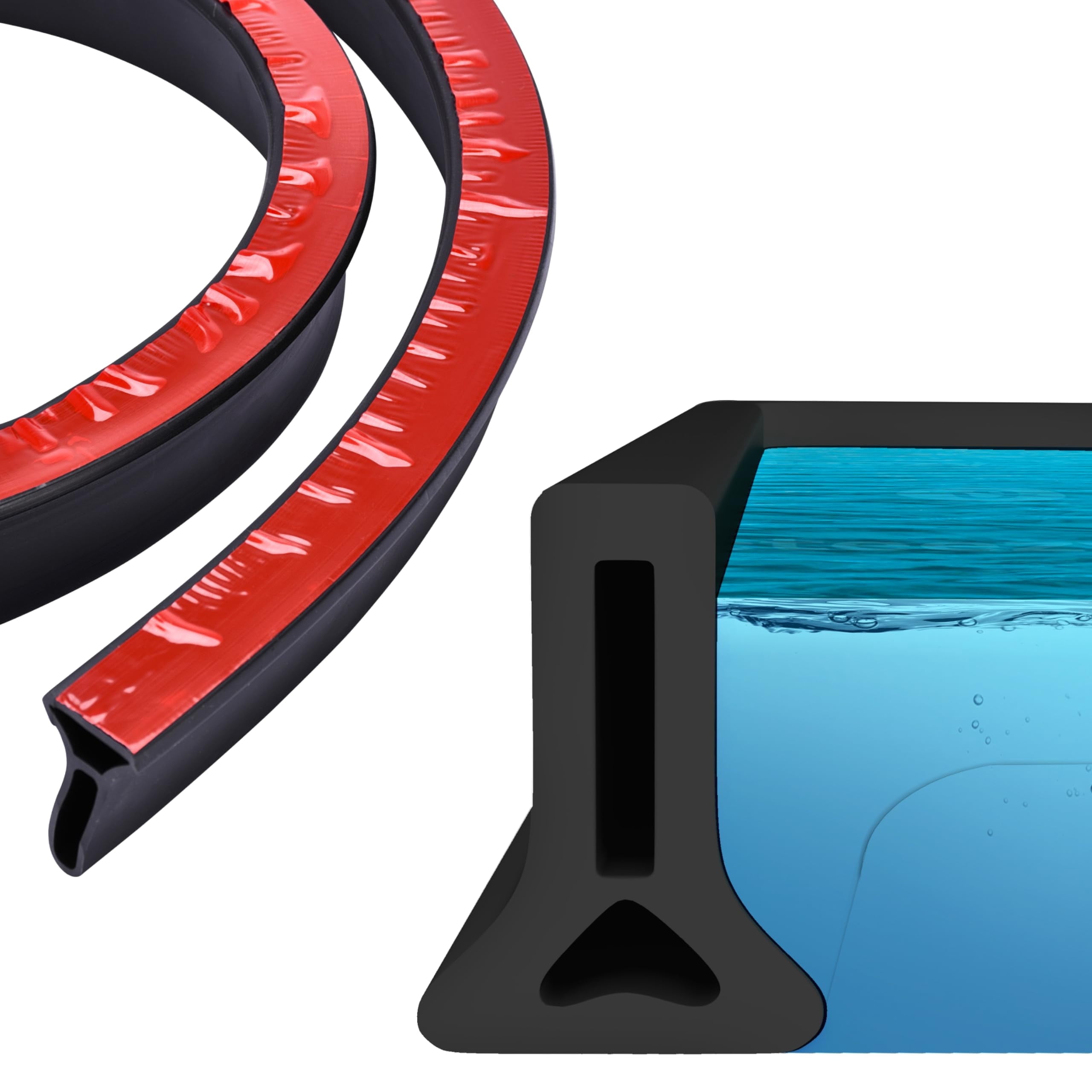 flybold 6.5ft Bath Barrier | Versatile Collapsible Shower Water Dam ...