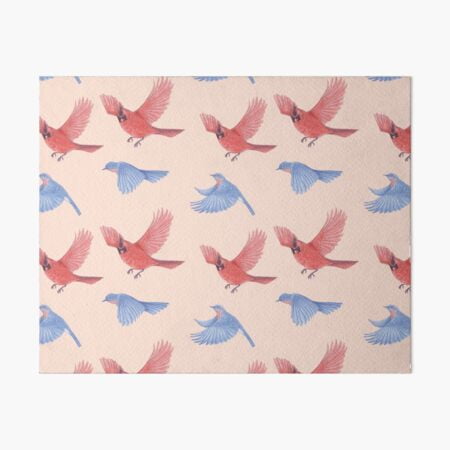 flying birds pattern Art Board Print - 1158 - Walmart.com