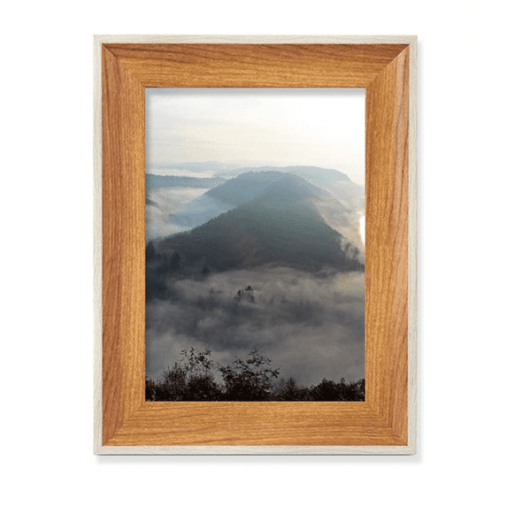 fog green ry science nature scenery desktop wooden photo frame display ...