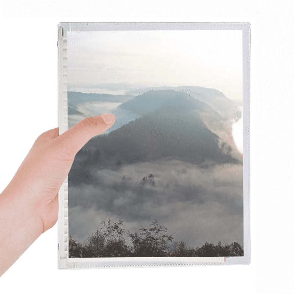 fog green ry science nature scenery notebook loose diary refillable ...