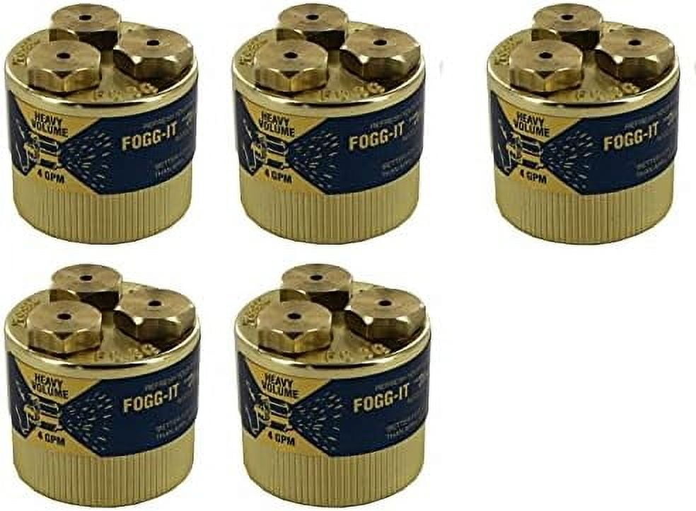 fogg it nozzle - heavy volume - 4 gpm - waterfog - misting head (pack ...