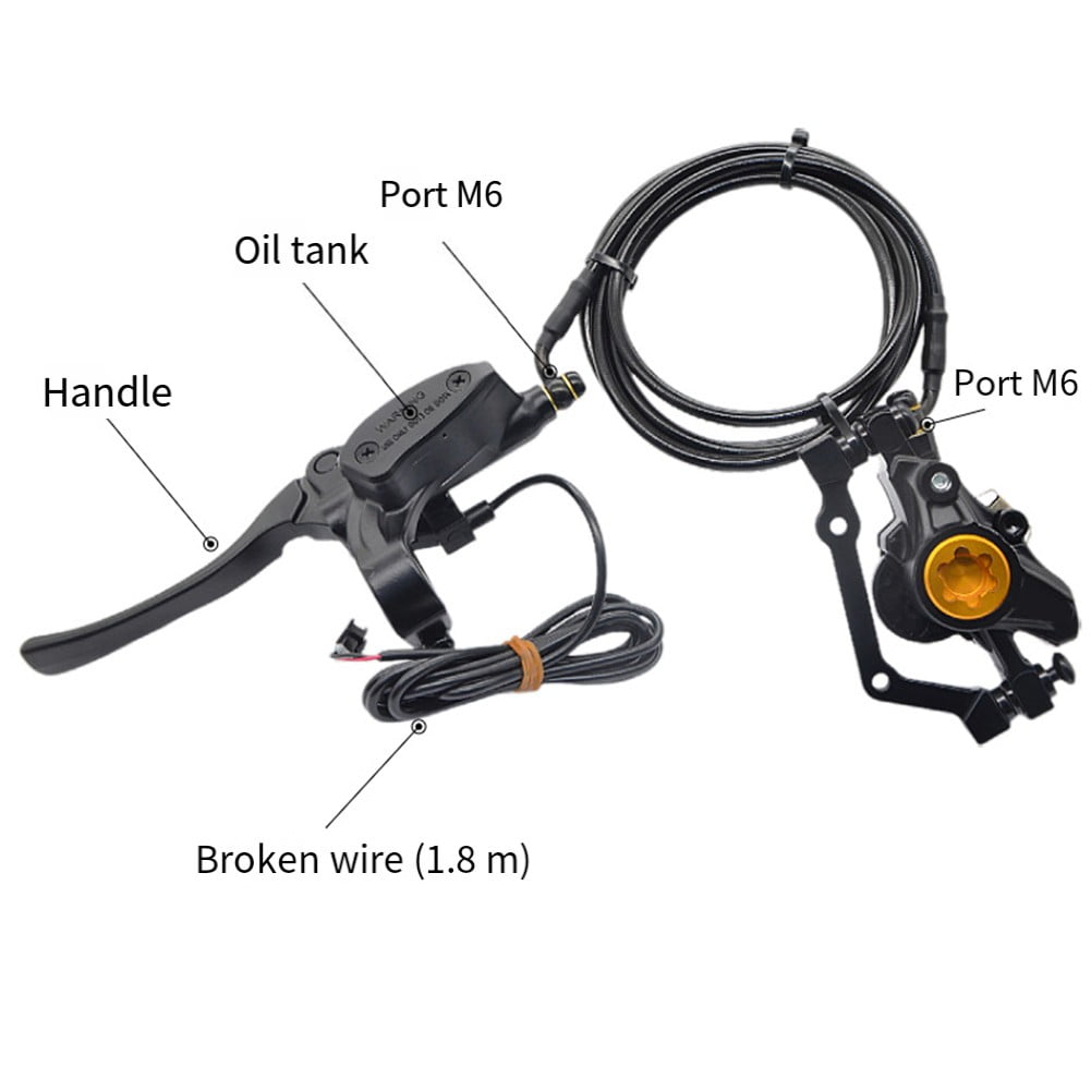 folding electric bike hydraulic brake set electric vehicle bike ebike ...
