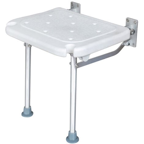 folding shower room shower stool with anti-slip feet drainage touch ...