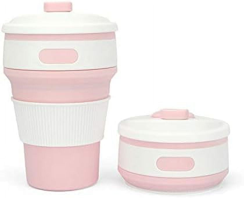 folding silicone cup, portable silicone telescopic drinking collapsible ...