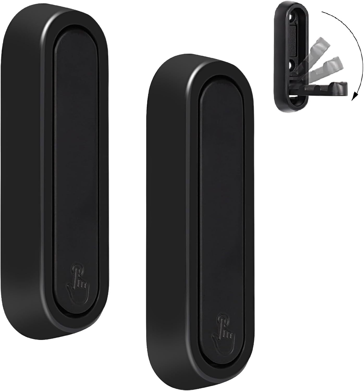 folding wall hooks, 2 pcs foldable black coat hooks heavy duty foldable ...