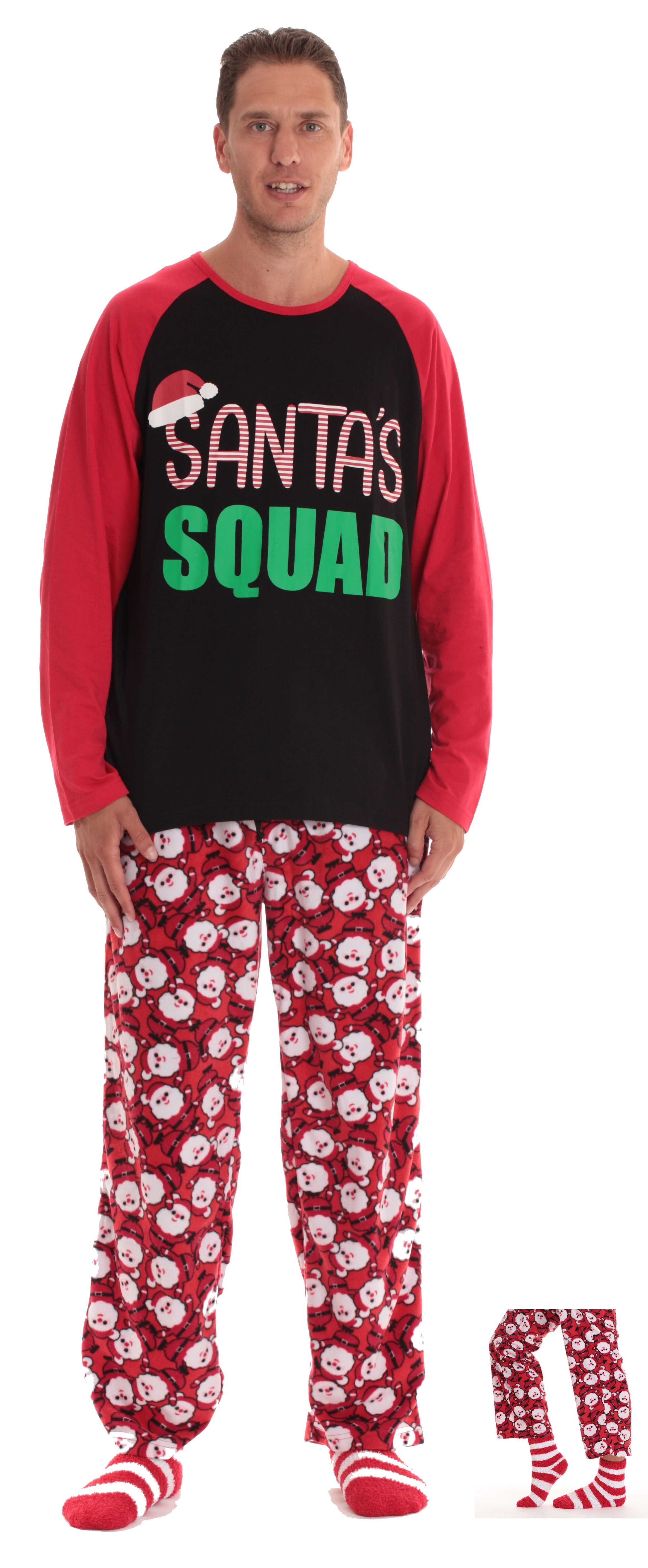 #followme Matching Christmas Pajamas for Family or Couples (Santa Squad ...
