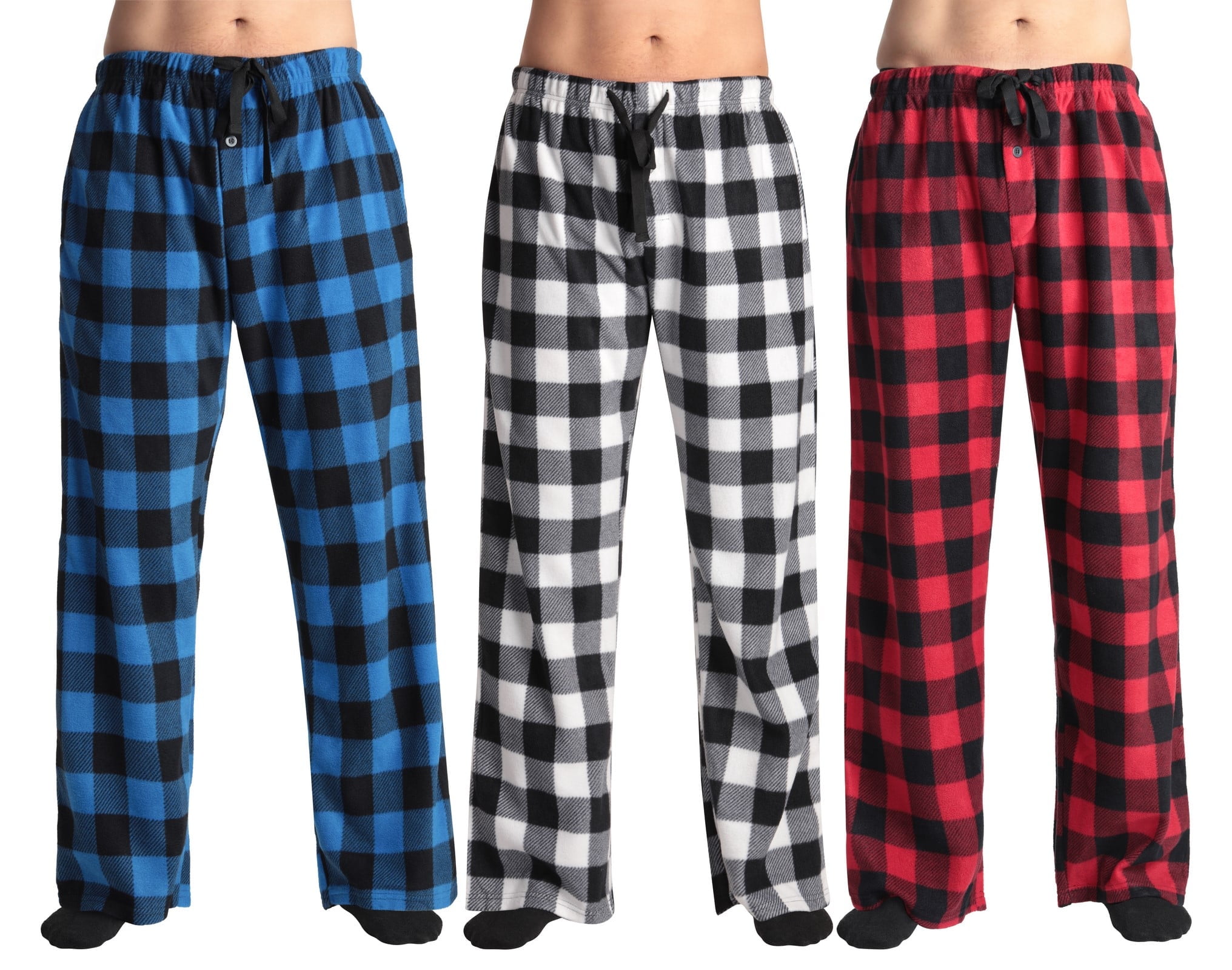 #followme Polar Fleece Pajama Pants for Men - (Pack of 3) 45960-A-M ...