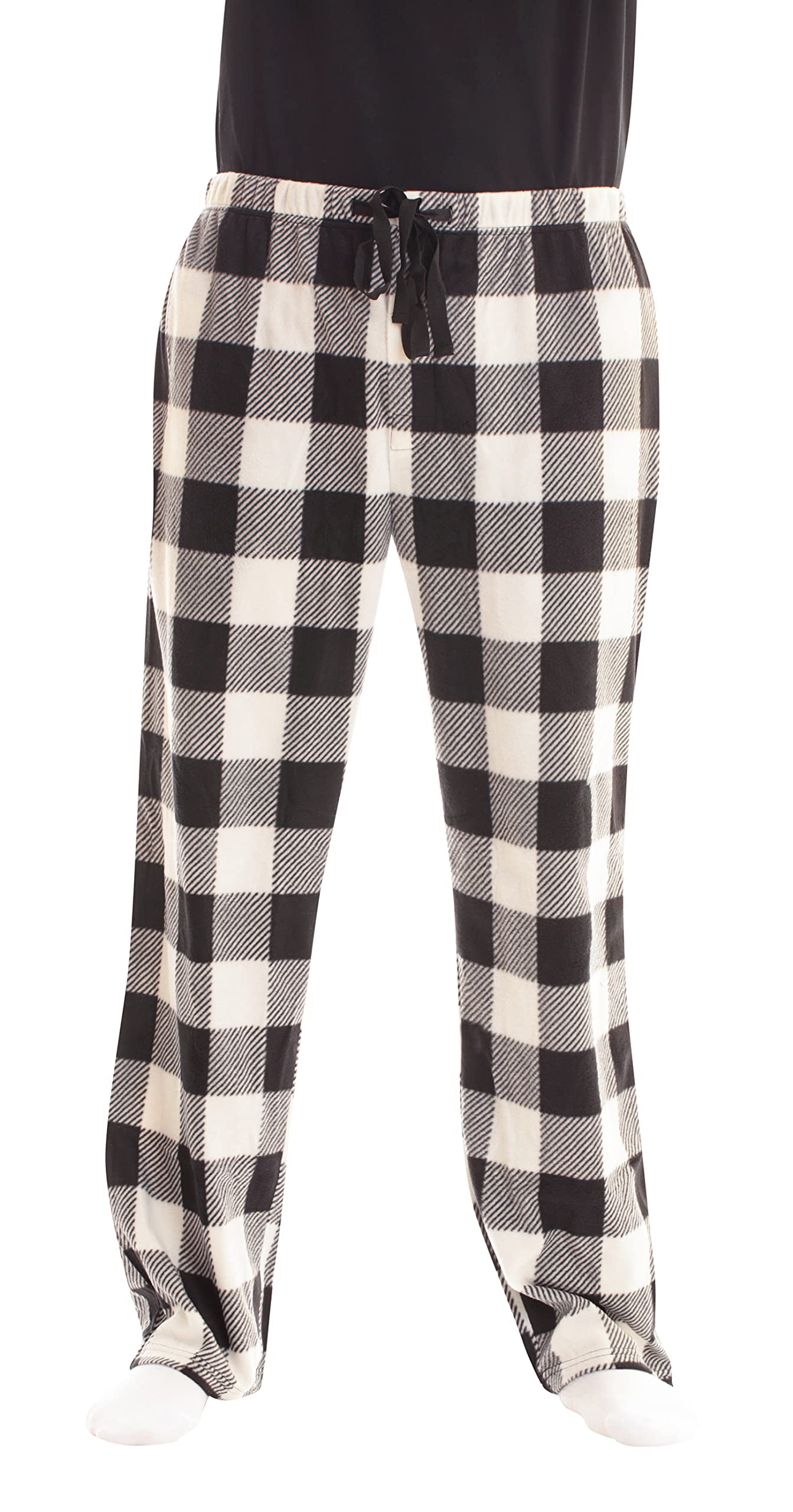 #followme Polar Fleece Pajama Pants for Men Sleepwear PJs (Buffalo ...