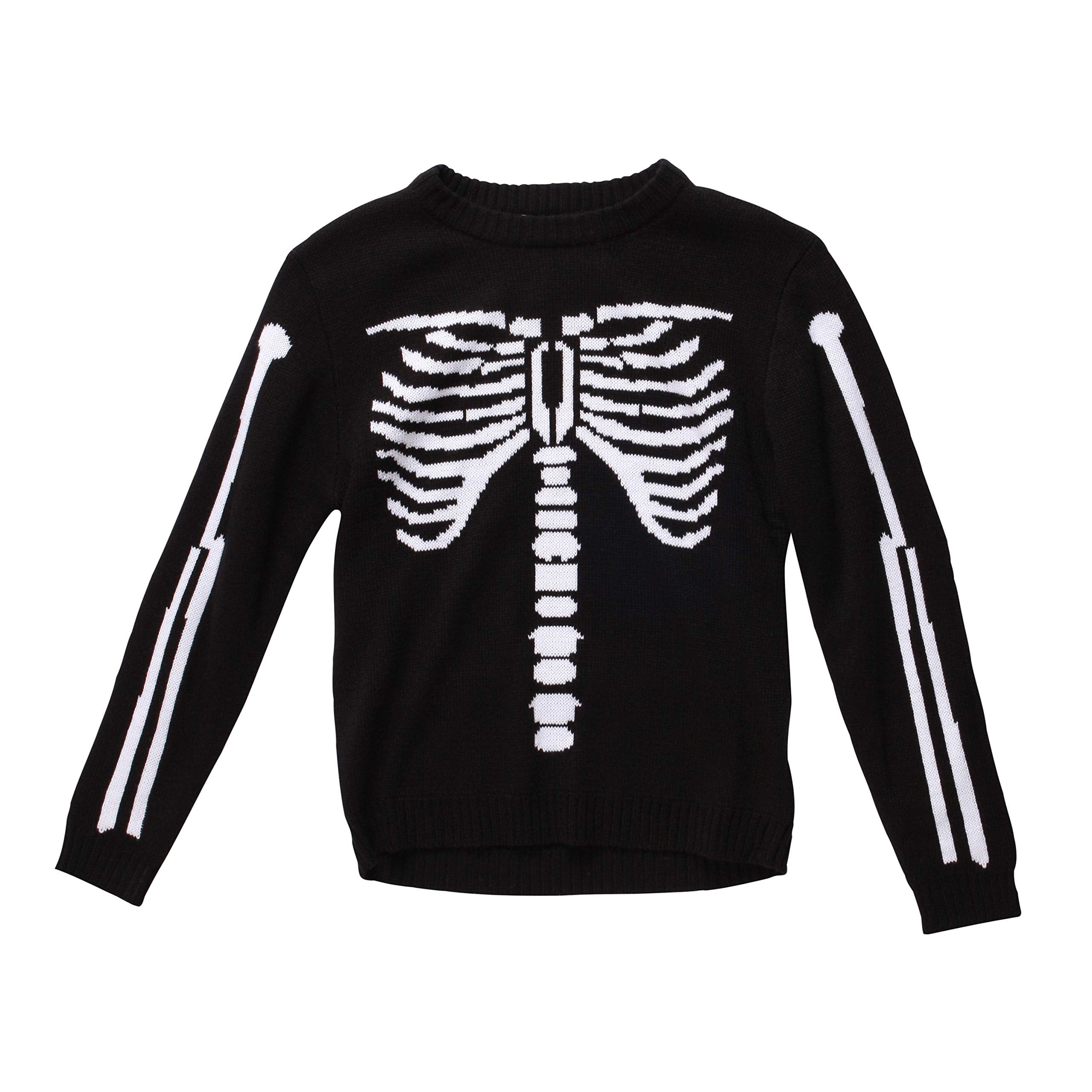 #followme Ugly Christmas Sweaters for Boys 68702-364-8 (Skeleton, Boys ...