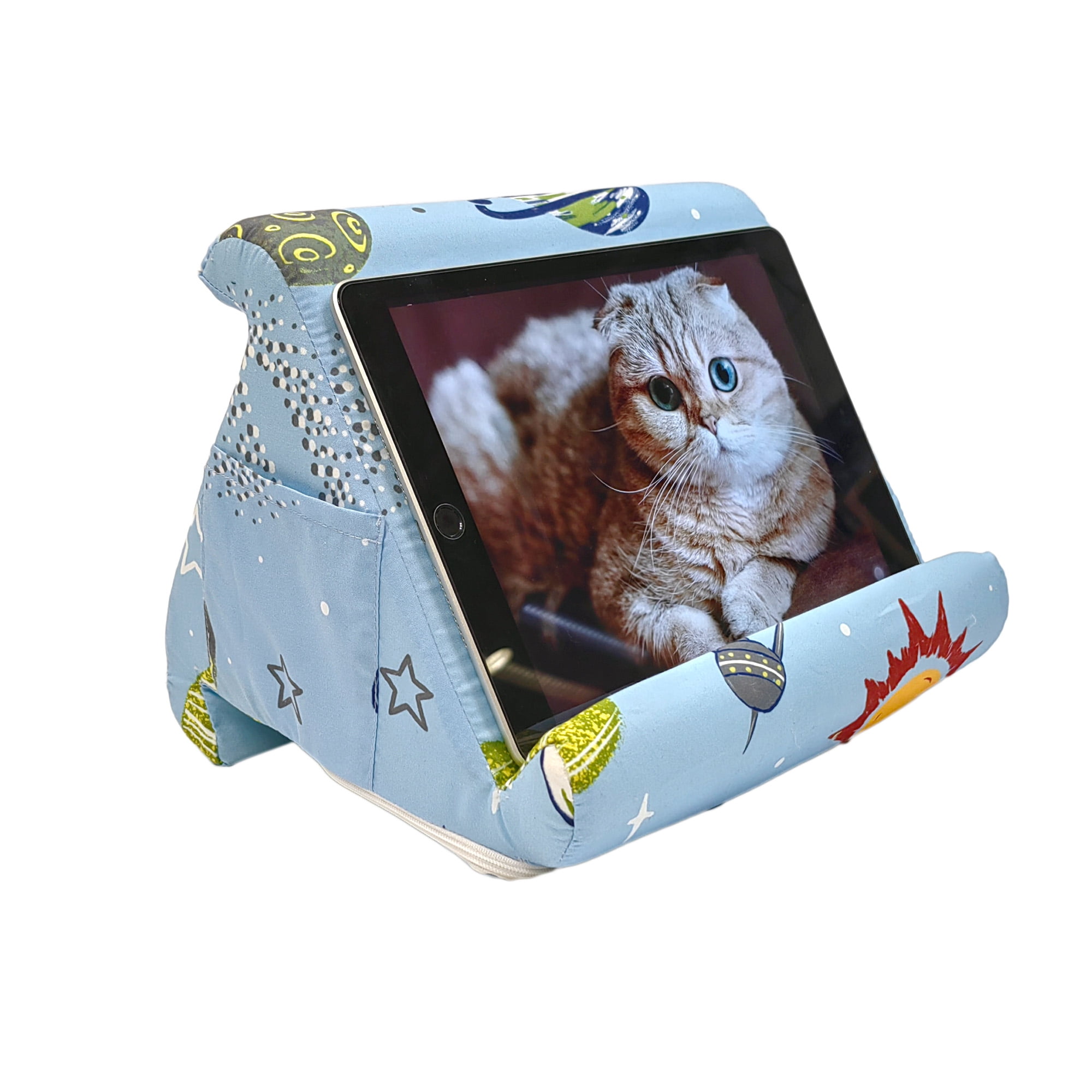 fond + found Tablet Pillow Foam Stand with Handle, iPad Holder with 3 ...